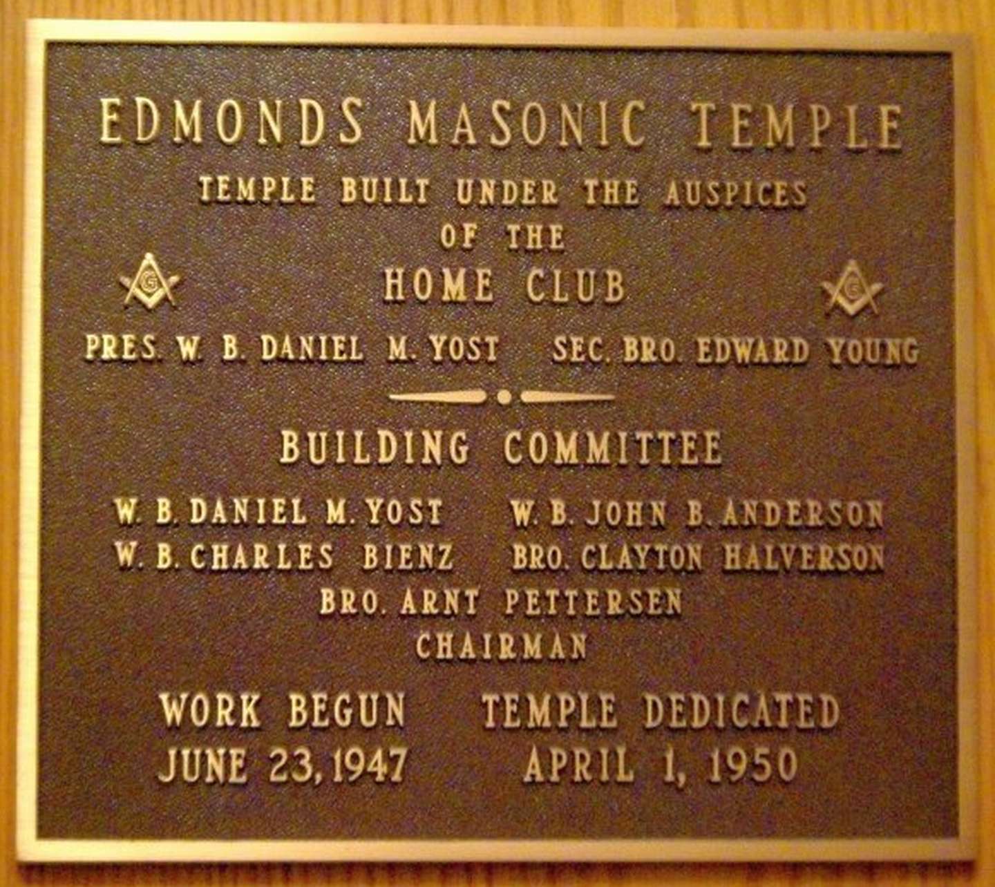 Lodge History | Edmonds Masonic Lodge #165 F&AM